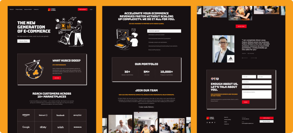 Hubco Global - Logo and Website Design Case Study - SeekThem